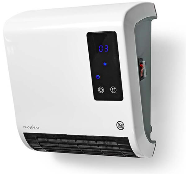Αεροθερμο Μπανιου Επιτοιχιο 2000w Nedis Htba20wt - Αεροθερμα (HAP.004304)