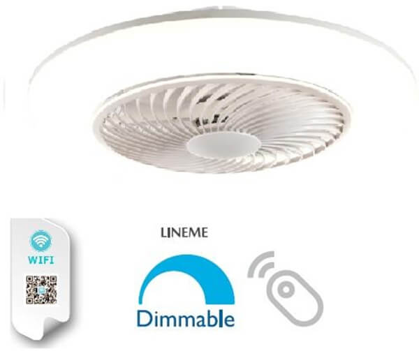 Ανεμιστηρας Μπλαφονιερα 12'' Led 35w Cierzonuovo Με Τηλεχειριστηριο ...