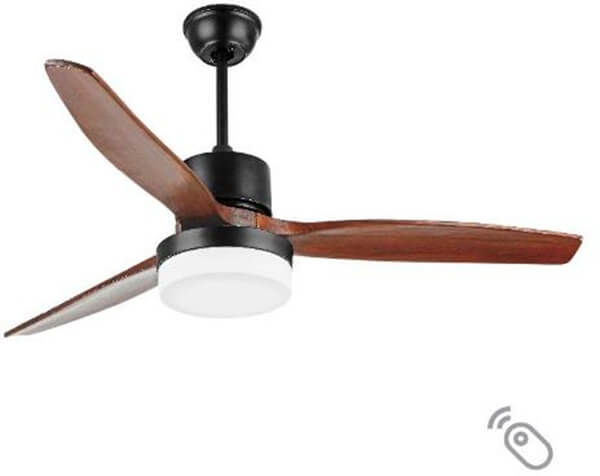 Ανεμιστηρας Οροφης 52'' Led18w Ponente Dc40w Με Τηλεχειριστηριο 02 ...