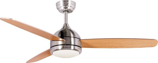 Ανεμιστηρας Οροφης Iq Cf-4812 Satin Nickel 48" Με Led Φως Και ...