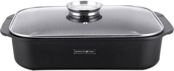 Royalty Line Αντικολλητικη Γαστρα 65lt Με Γυαλινο Καπακι Rl-acr34m ...