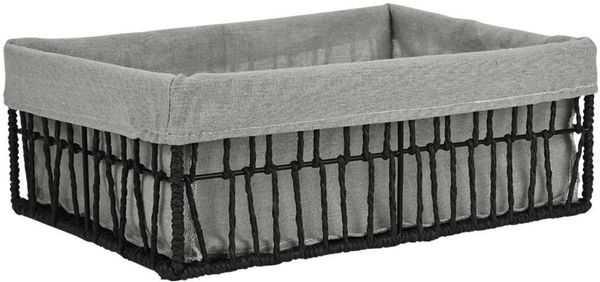 Estia Καλαθι Αποθηκευσης & Οργανωσης Nest 36x27x13cm Μαυρο 02-28039 ...