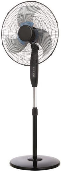 Ανεμιστηρας Ορθοστατης Με Rc 50cm 65w Με Διπλη Φτερωτη Μαυρος 300-20007 ...