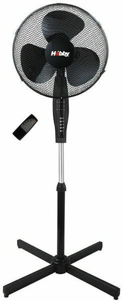 Ανεμιστηρας Ορθοστατης 50w Hsf-80531 40cm Μαυρος Με Τηλεχειριστηριο ...