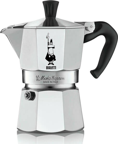 Bialetti Moka Express 4φλ Silver - Καφετιερες εσπρεσσο (HAP.322338)