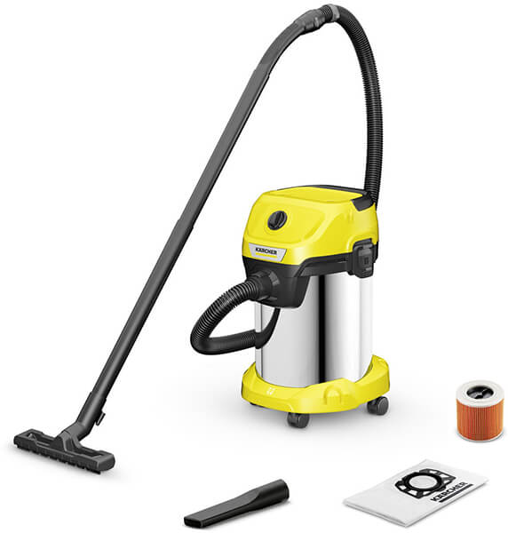 Ηλεκτρικη Σκουπα 1000w Υγρων/στερεων Karcher Wd3 S V-19/4/20 Array Με ...