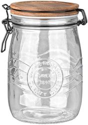 Estia Δοχειο Αποθηκευσης Acacia Γυαλινο 1000ml Με Κλιπ Καπακι 01-23904 ...