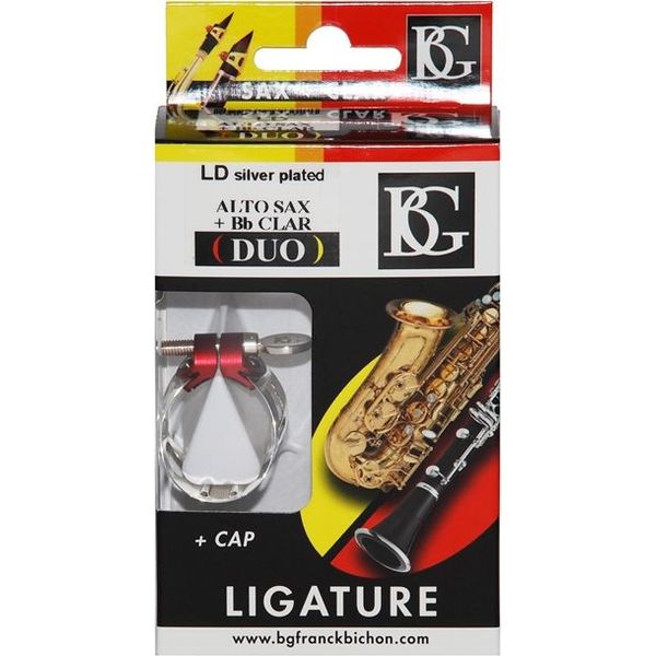 Bg Duo Silver Plated Σφιγκτηρας Για Κλαρινο Βb & Alto Σαξοφωνο ...