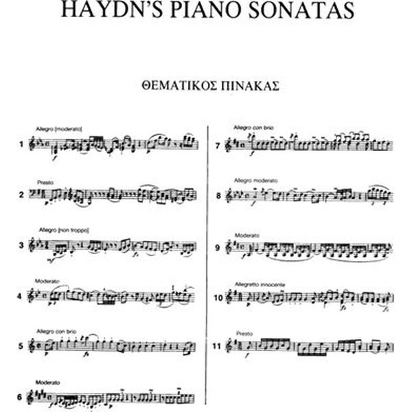 Haydn Joseph Franz Array - Σονατες Για Πιανο Τομος 1ος - Μουσικα βιβλια ...