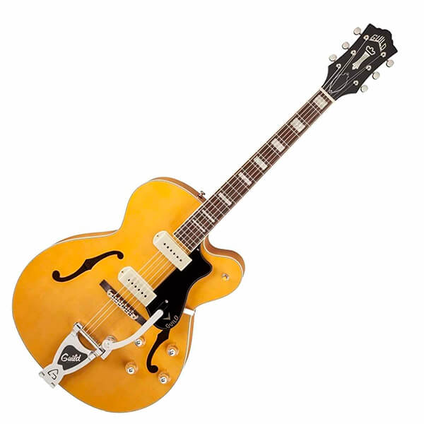 Ηλεκτρικη Κιθαρα Guild x-175b Manhattan Vibrato Hollowbody Blonde ...