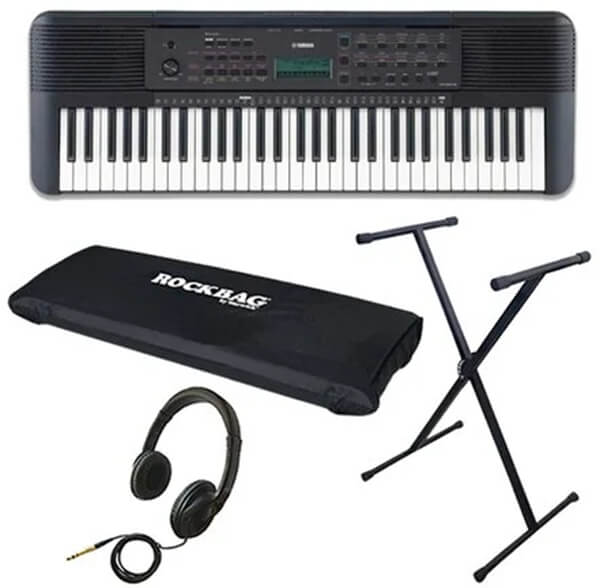 Αρμονιο Keyboard Yamaha Psr-e273 61 Πληκτρων Me Καλυμμα Βαση Ακουστικα ...