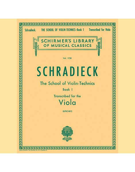 Schradieck - School Of Violin Technics Op1 - Μουσικα βιβλια εγχορδων ...