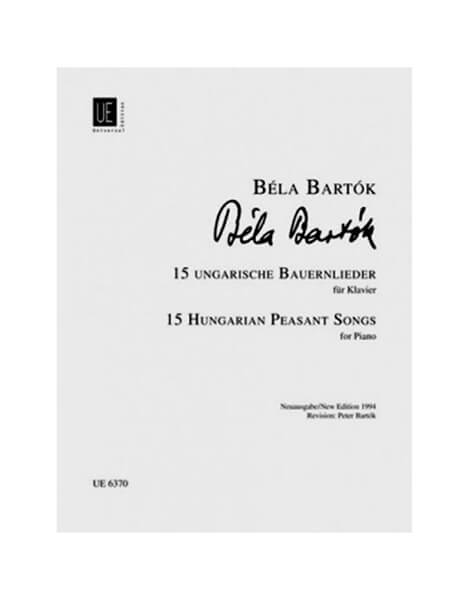Bela Bartok - 15 Hungarian Peasant Songs For Violin And Piano - Μουσικα βιβλια εγχορδων (MSC.601013)