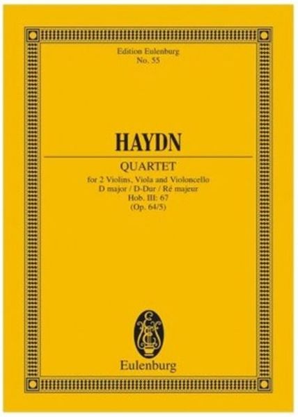Haydn - String Quartet Op.33 N.2 - Μουσικα βιβλια ορχηστρικη μουσικη (MSC.603264)