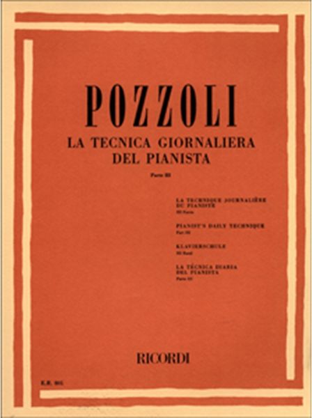 Pozzoli - La Tecnica Giornaliera ... Iii - Μουσικα βιβλια πληκτρων (MSC ...