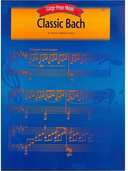 Bach J.s - Classic Array - Large Print Music - Μουσικα βιβλια πληκτρων ...