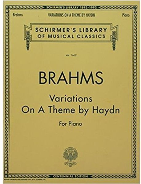 Brahms - Variations Array On A Theme By Haydn - Μουσικα βιβλια πληκτρων (MSC.605988)