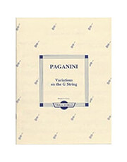 Paganini - Variations On The G String - Μουσικα βιβλια εγχορδων (MSC ...
