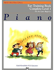 Alfred's Basic Piano Library-ear Training Complete Level 1 (a/b ...