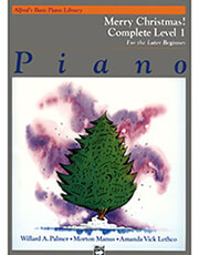Alfred's Basic Piano Library-merry Christmas!-complete Level 1 ...