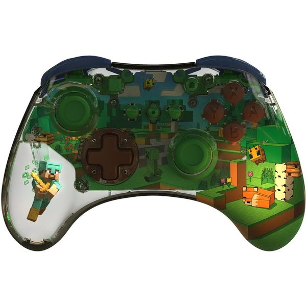 Pdp: Realmz - Wireless Controller Minecraft Forest Biome [for Switch ...