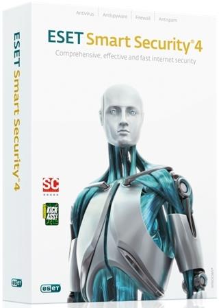 Eset Smart Security 4 Retail Pack, Home Edition, 1 Yr 3users ...