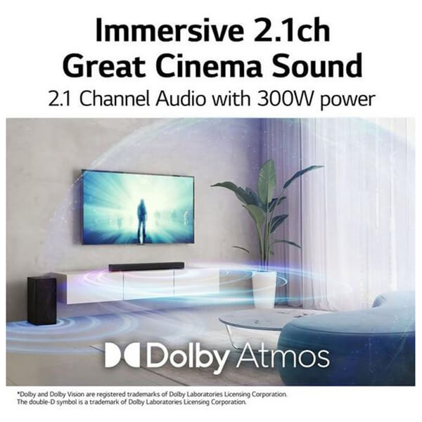 LG Soundbar S60q 2.1 300w - Ηχεια home audio (PER.209750)