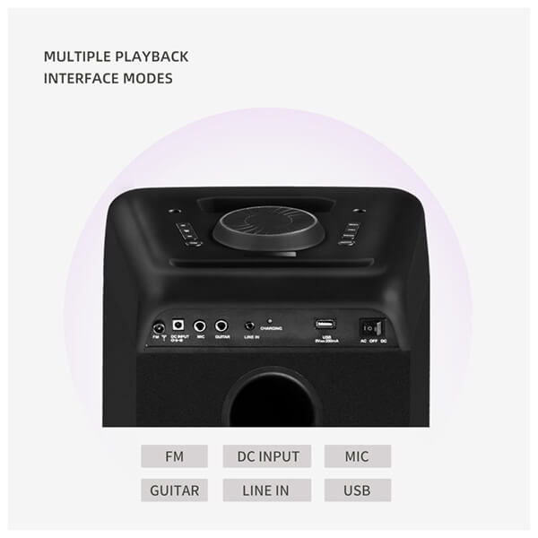 Akai Party BOX 800 Φορητο Bluetooth Party Speaker Με LED TWS 60W RMS ...