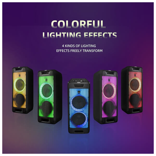 Akai Party BOX 800 Φορητο Bluetooth Party Speaker Με LED TWS 60W RMS ...