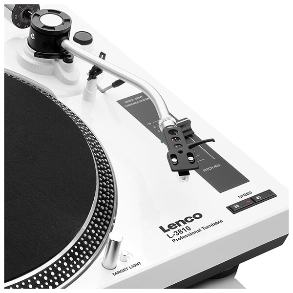Lenco L-3810wh -turntable With Direct Drive AND USB Rocording - Lp ...
