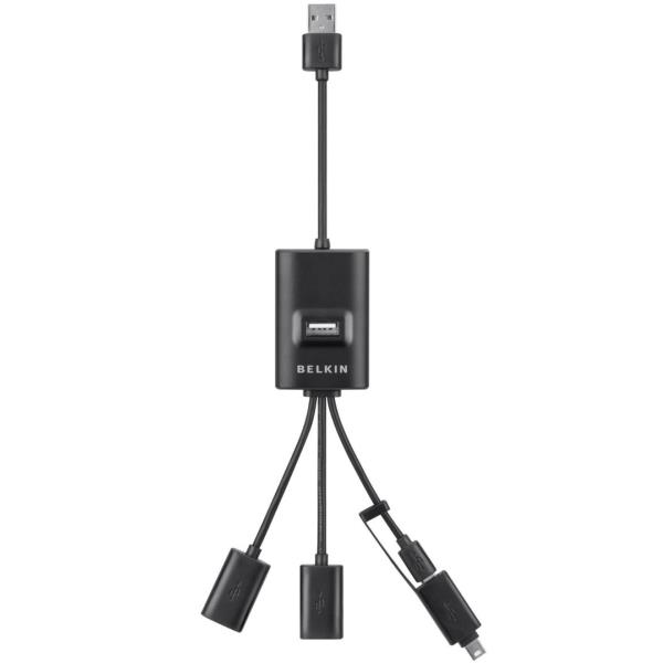 Belkin F4u046cw 4-port Flex HUB - Usb hub (PER.211072)