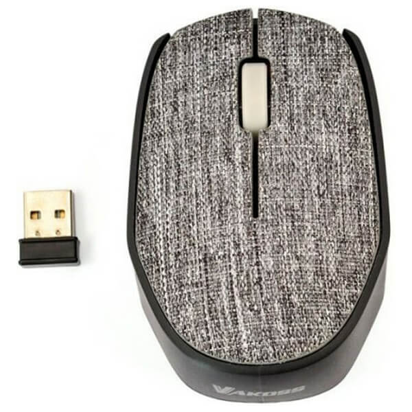 Vakoss Tm-662a Optical Textile Mouse Grey - Ποντικια (PER.216668)