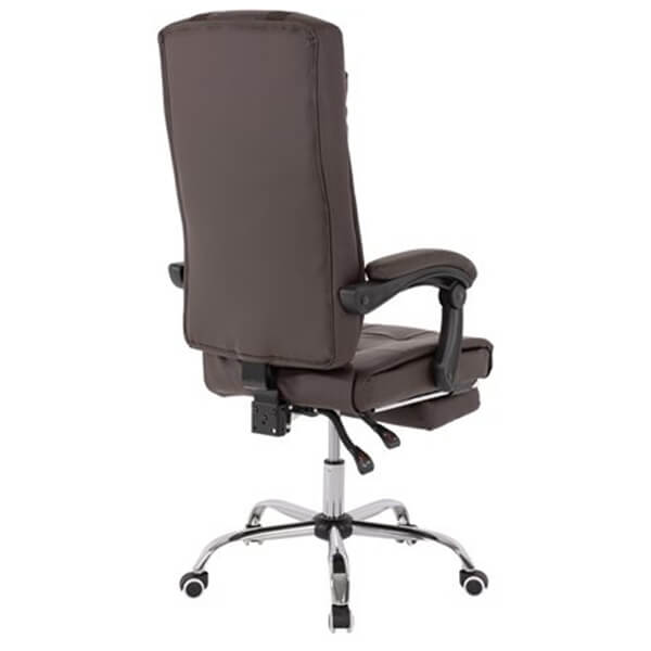 Πολυθρονα Γραφειου Διευθυντικη Καφε Hm1057.19 Με Πτυσσομενο Υποποδιο ...
