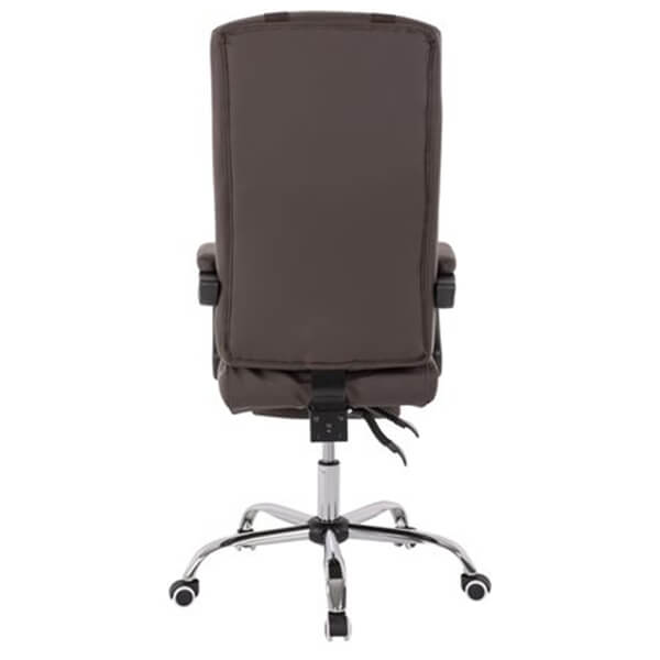 Πολυθρονα Γραφειου Διευθυντικη Καφε Hm1057.19 Με Πτυσσομενο Υποποδιο ...