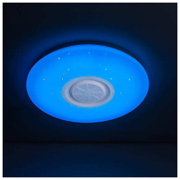 Coolseer Wifi RGB Ceiling Light With Loudspeaker White - Smart home ...