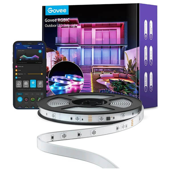 Govee H6172 Phantasy Outdoor LED Rgbic Strip Lights (10m) - Smart home ...
