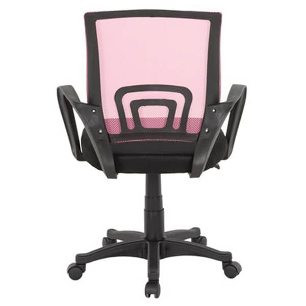 Καρεκλα Γραφειου Hm1058.25 Bristone ΡΟΖ Μαυρο Mesh Υφασμα 64x54x92υ ΕΚ ...