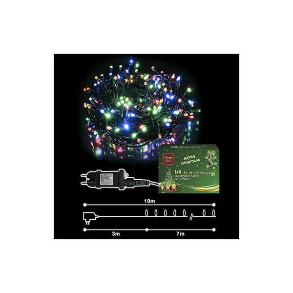 140 LED Χρωμat.εξωτερικα Προγραμμα L.v. - Χριστουγεννιατικα (PER.223280)
