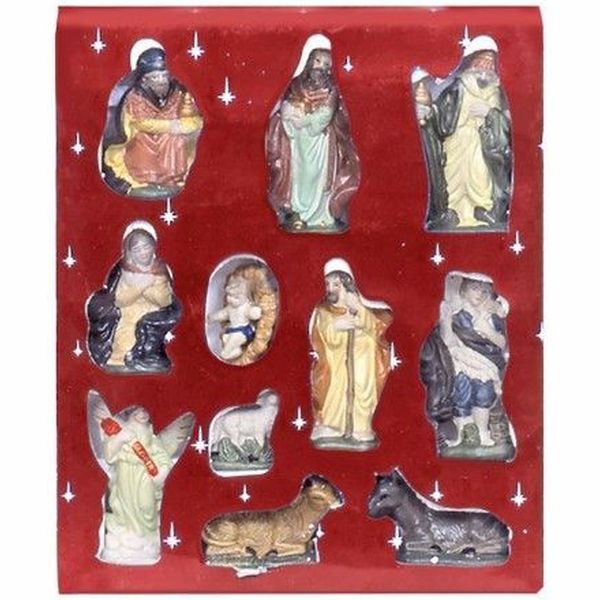 ΣΕΤ Φατνης 10 Φιγουρες 31.5x21cm(τεμ=~8cm) - Χριστουγεννιατικα (PER.223361)