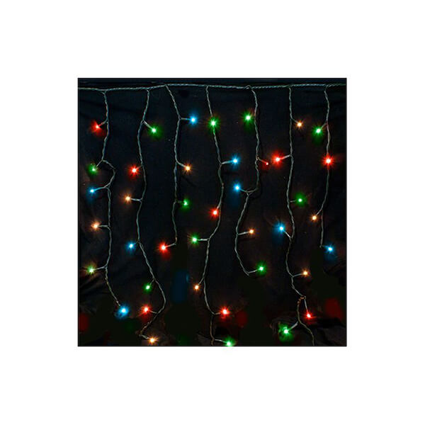 100 LED Χρωμ. Εξωτερικα Βροχη-επεκταση L.v. (δεν Περιεχεται Ο ...
