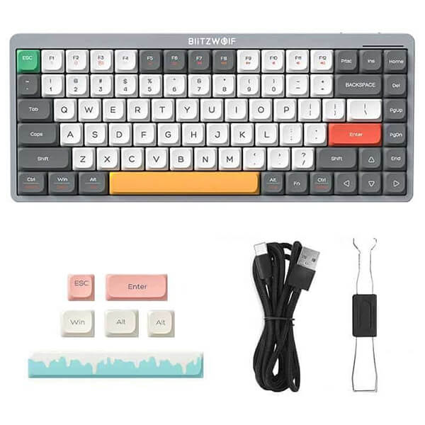 Blitzwolf Bw-mini75 Mechanical Gaming Keyboard RED Switch ...