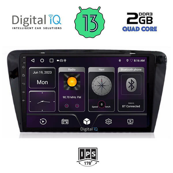 Digital IQ BXB 1597_gps (10") Multimedia Tablet OEM Skoda Octavia 7 Mod ...