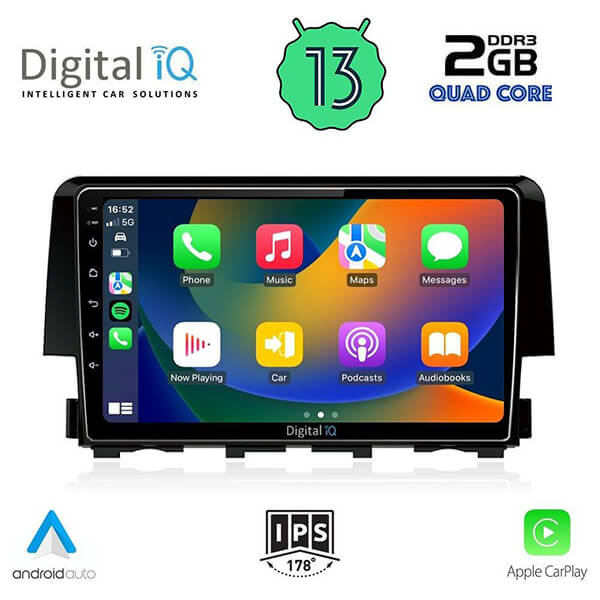 Digital IQ RSB 2191_cpa (9") Multimedia Tablet OEM Honda Civic Mod ...