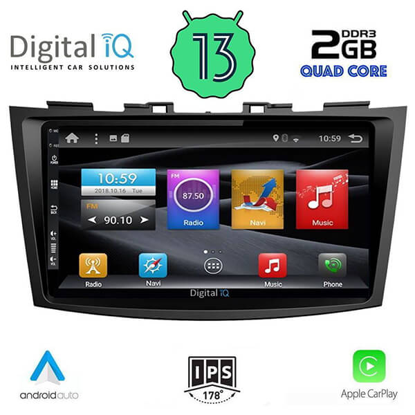 Digital IQ BXH 3685_cpa (9") Multimedia Tablet OEM Suzuki Swift Mod ...