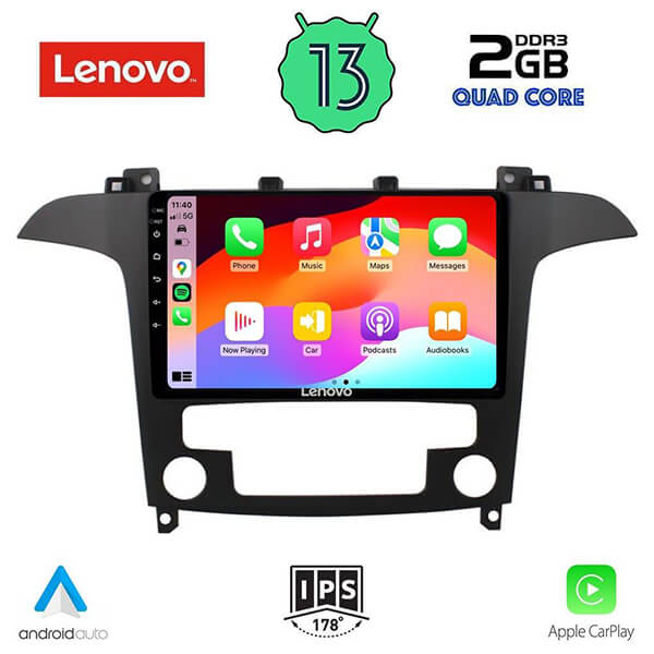 Digital IQ Lenovo LVD 4175_cpa Clima (9") Multimedia Tablet OEM Ford Smax Mod. 2006-2014 ...
