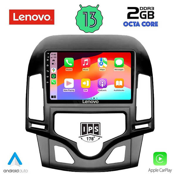 Digital IQ Lenovo LVF 7231_cpa Clima (9") Multimedia Tablet OEM Hyundai I30 Mod. 2007-2012 ...