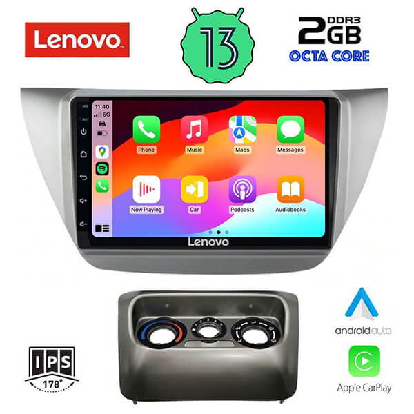 Digital IQ Lenovo LVF 7433_cpa (9") Multimedia Tablet OEM Mitsubishi Lancer Mod. 2000-2007 ...