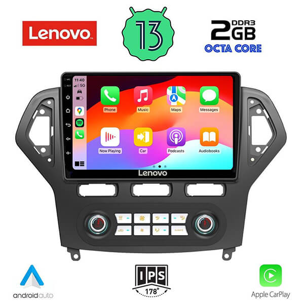 Digital IQ Lenovo LVF 7162_cpa Clima (10") Multimedia Tablet OEM Ford Mondeo Mod. 2007-2011 ...