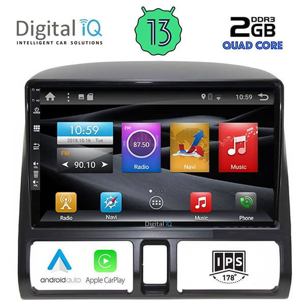 Digital IQ BXH 3196_cpa Clima (9") Multimedia Tablet OEM Honda CRV Mod ...