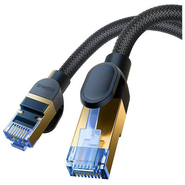 Baseus Cat7 10-gbps Ethernet Rj-45 Braided Cable 3M Cluster Black ...